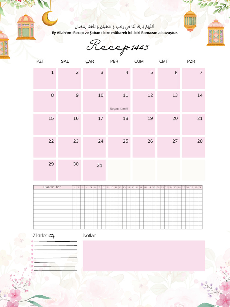 3 aylar planlayÄ±cÄ±sÄ± @edanurkrtds | PDF