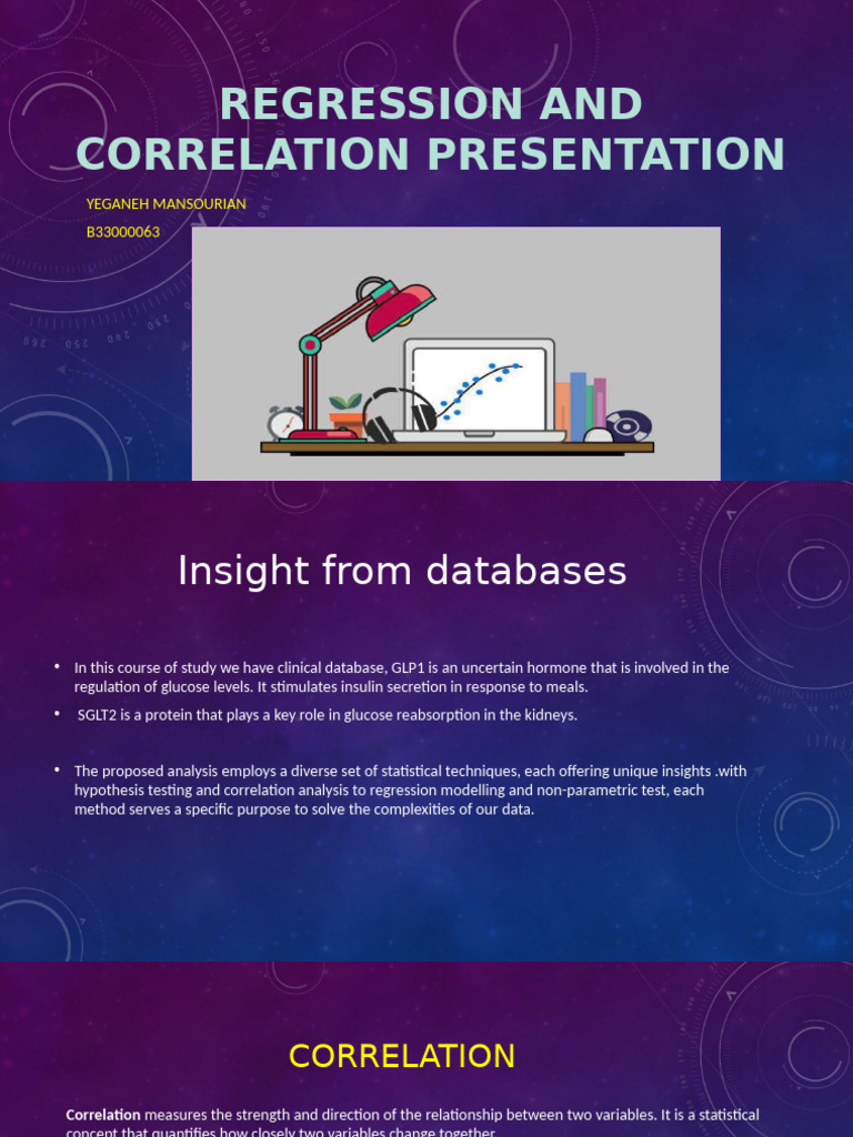 Presentation regresion and correlation | PDF | Linear Regression | Dependent And Independent ...