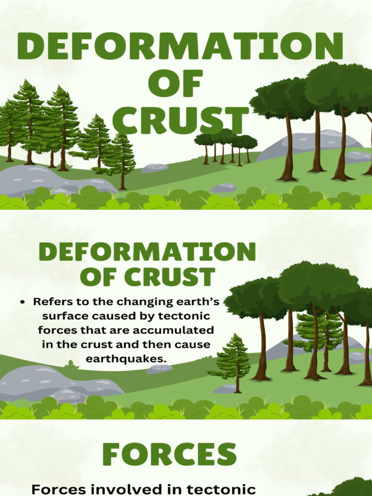 Deformation of The Crust | PDF