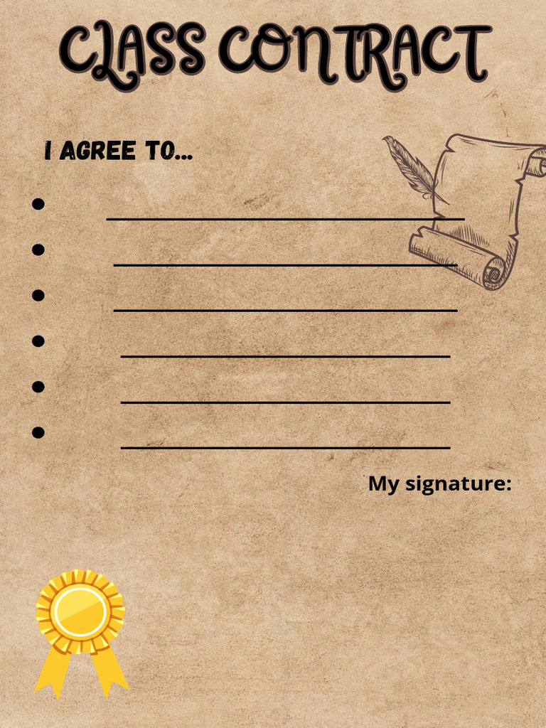 Class Contract | PDF