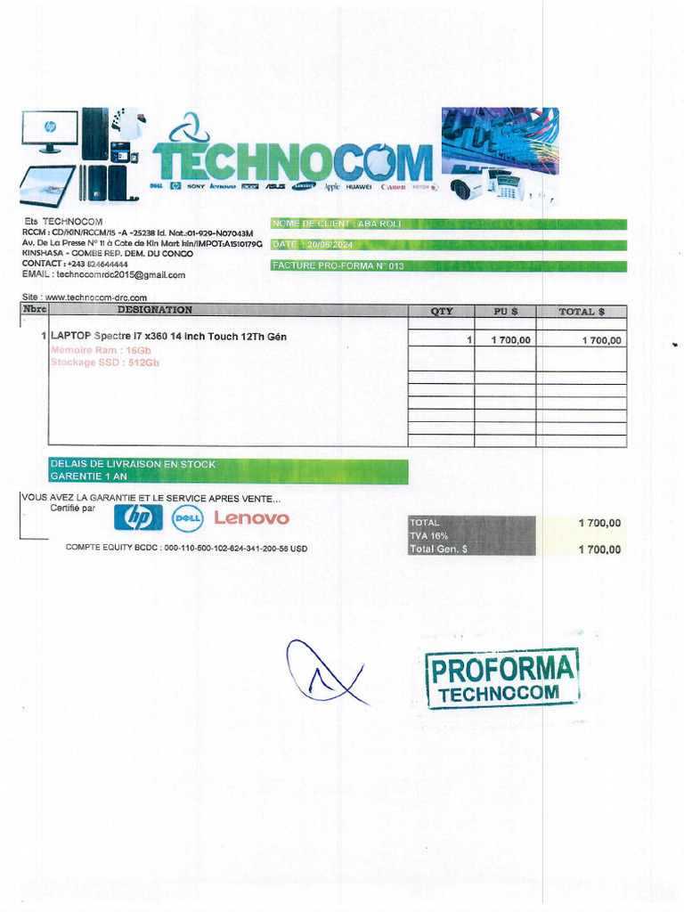 Pro-Forma Aba Roli 20-06-2024 | PDF