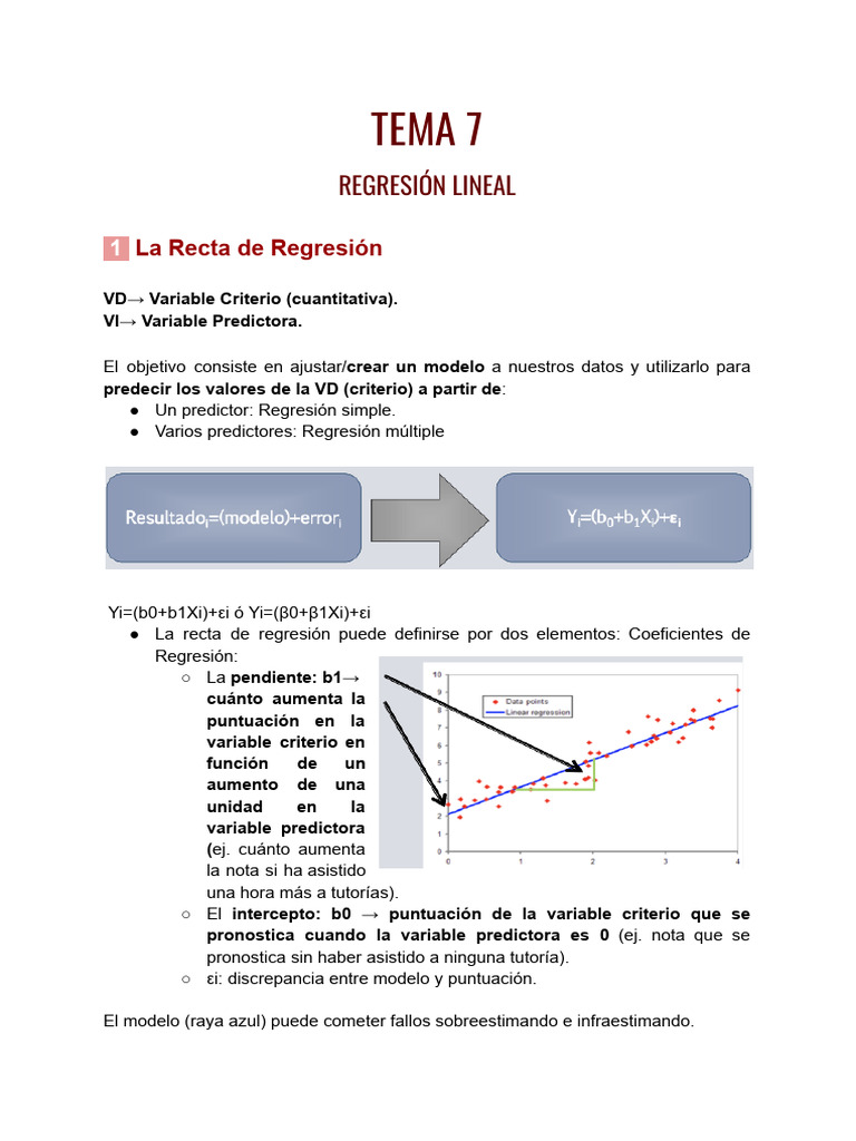 TEMA 7 Análisis No Experimental | PDF | Análisis de regresión | Regresión lineal