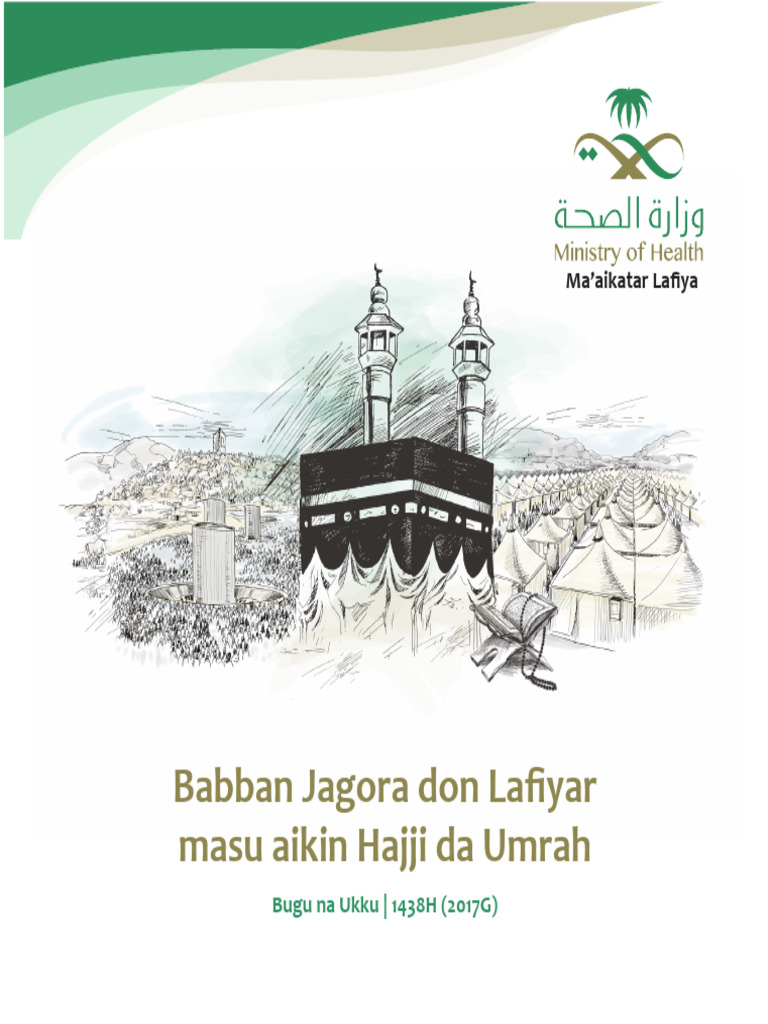 Babban Jagora Don Lafiyar Masu Aikin Hajji Da Umrah: Ma'aikatar Lafiya ...