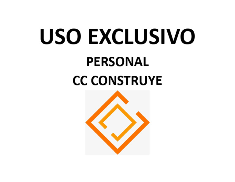 Uso Exclusivo Personal | PDF