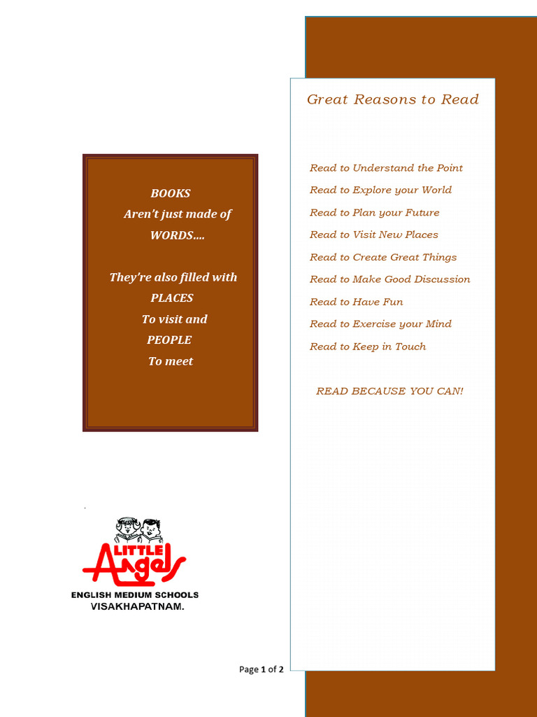 Celebrate Reading Week Activities | PDF