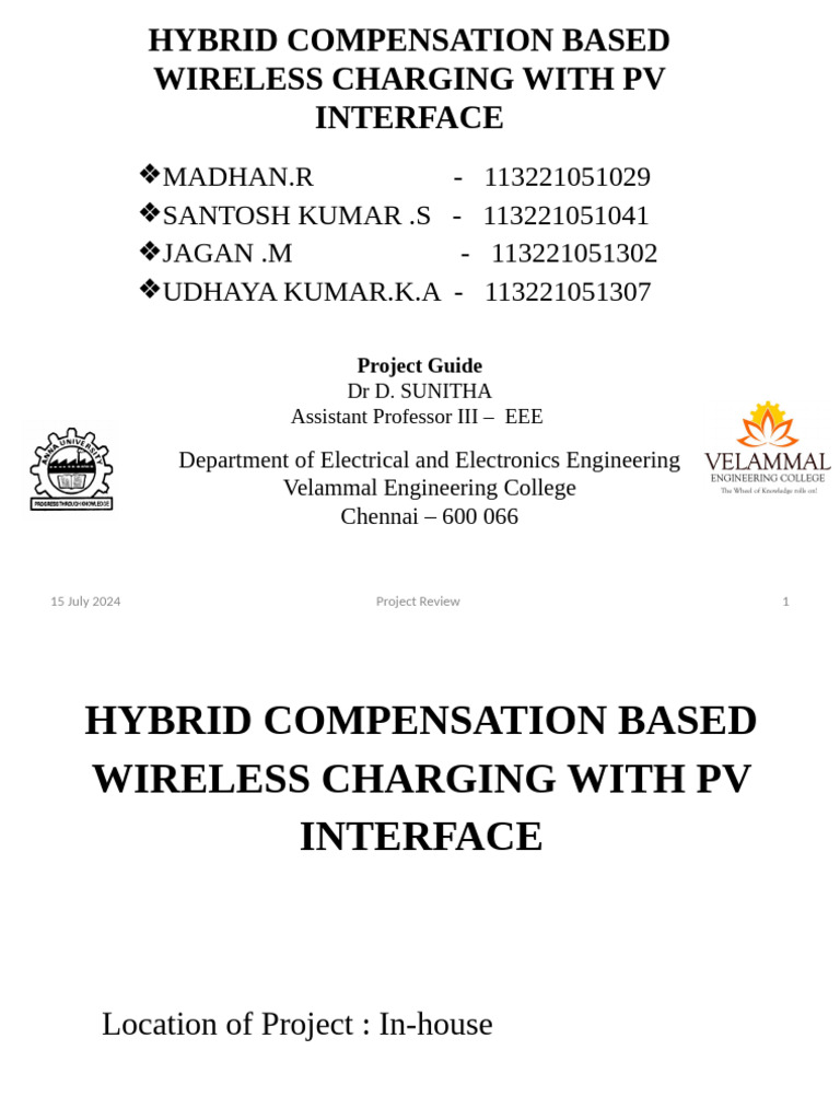 Zeroth Review Phase 2 | PDF | Photovoltaics | Renewable Energy