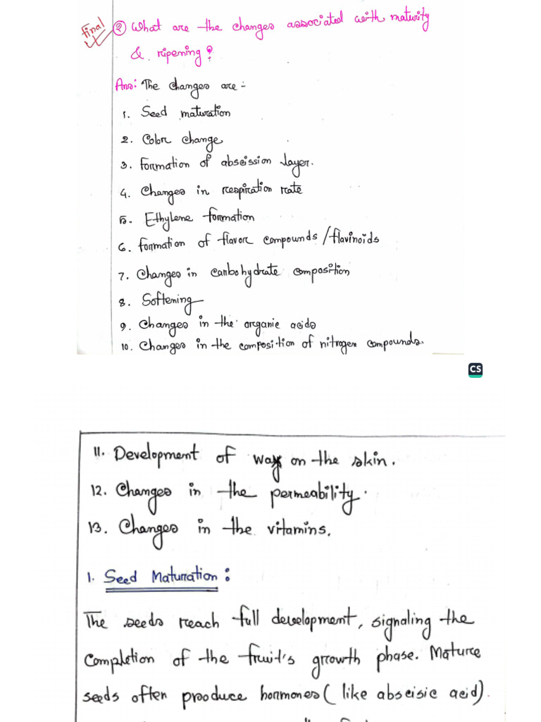 Pomology Notes | PDF