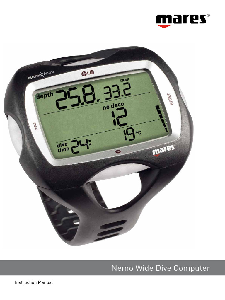 Mares Manual Nemo Wide ENG | PDF | Scuba Diving | Underwater Diving