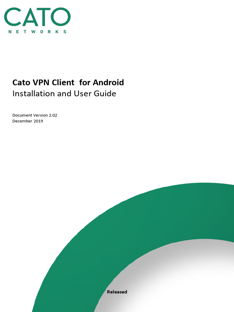 Cato Client Android User Guide | PDF | License | Android (Operating System)