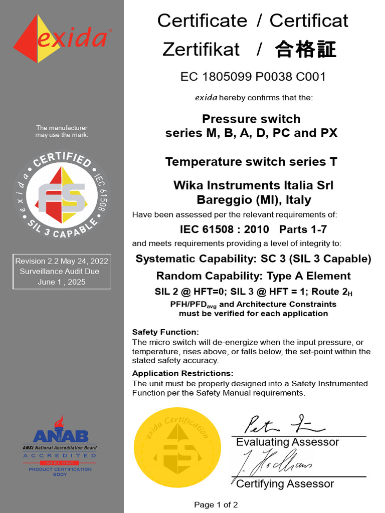 20220524-EXIDA - EC 1805099 P0038 C001 - en | PDF | Systems Thinking ...