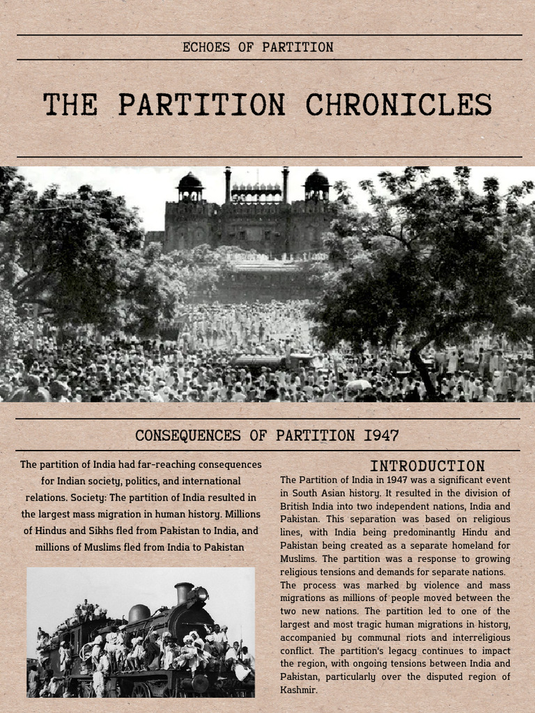 Understanding India's 1947 Partition | PDF | Partition Of India ...