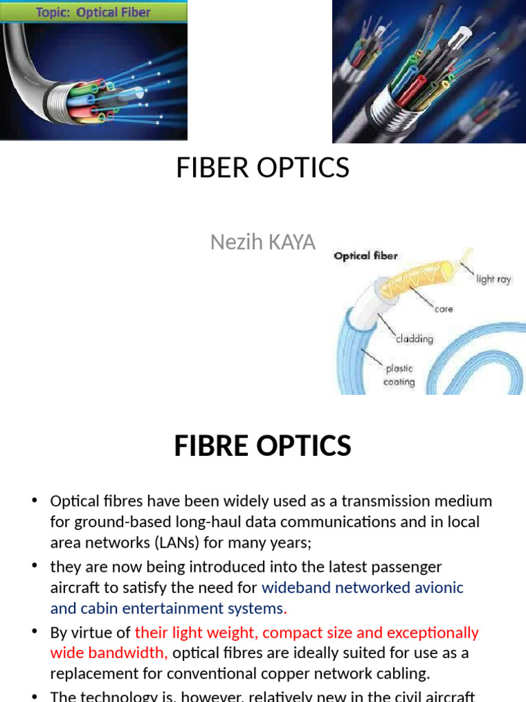 02 fiber optics | PDF | Optical Fiber | Fiber Optic Communication