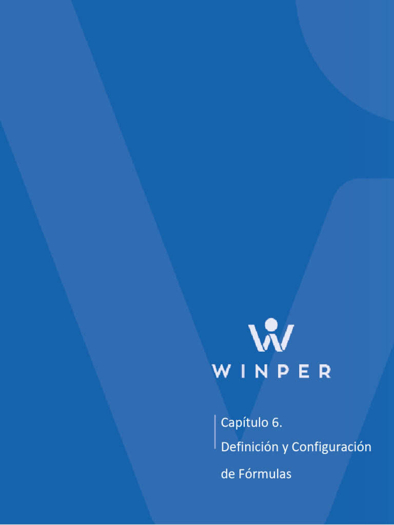 Configuración de Fórmulas en WinPer | PDF | SQL | Variable (informática)