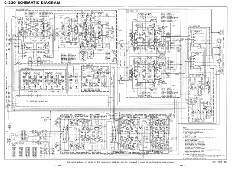 Accuphase C-220 Schematic Diagramm | PDF
