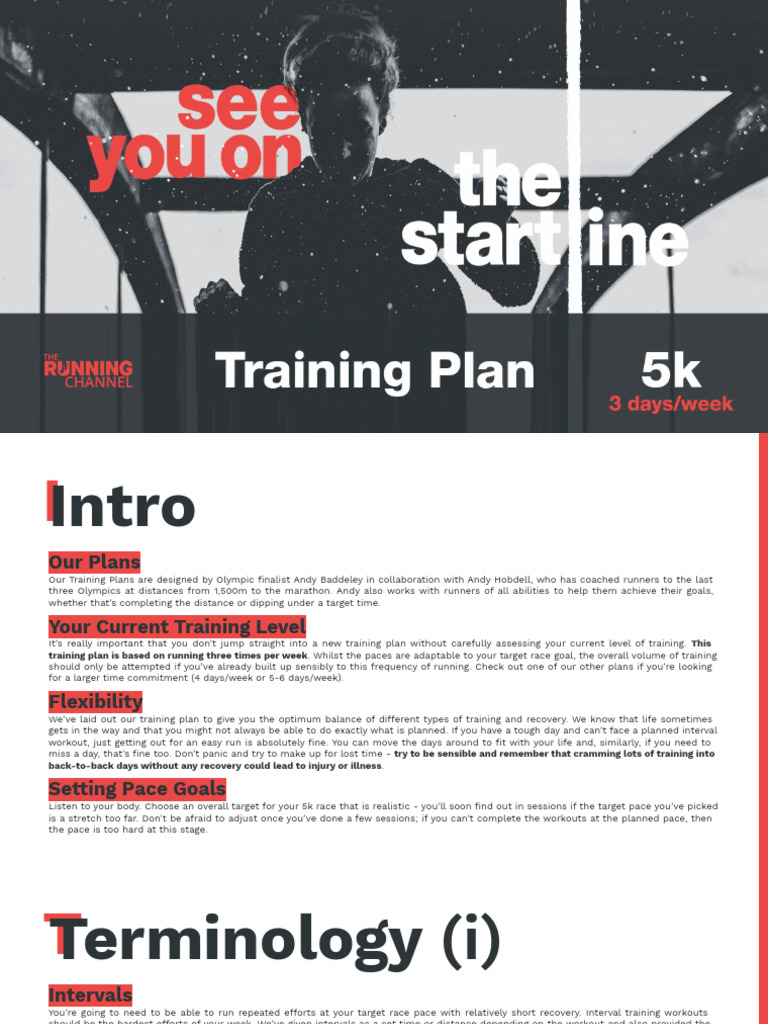 3-Day 5K Training Plan Overview | PDF