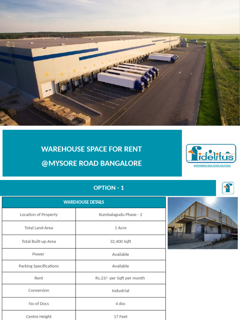 Warehouse Options Mysore Road | PDF | Value Added Tax | Cheque