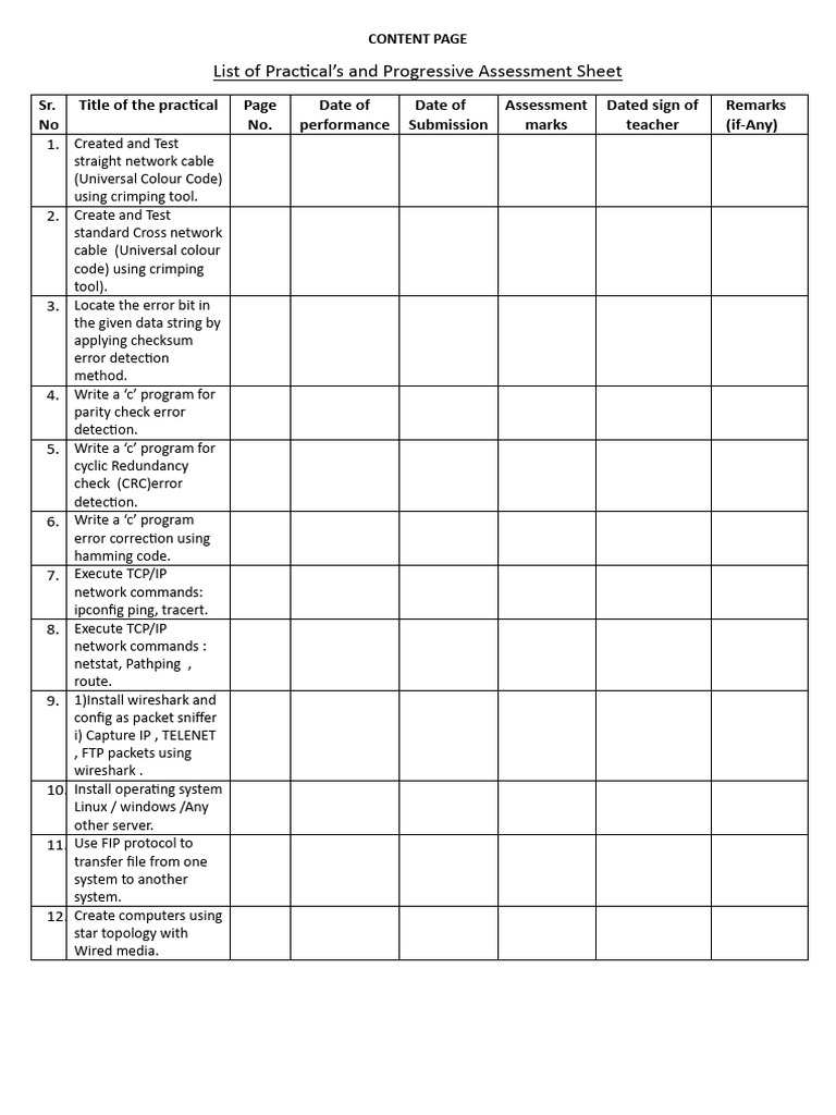 Dcn Index Pdf Computer Network Internet Protocols