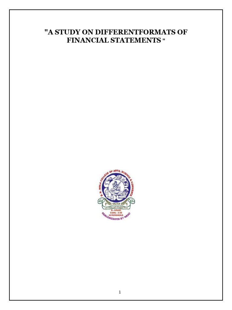 Financial Statement (4) | PDF | Financial Ratio | Financial Statement Analysis