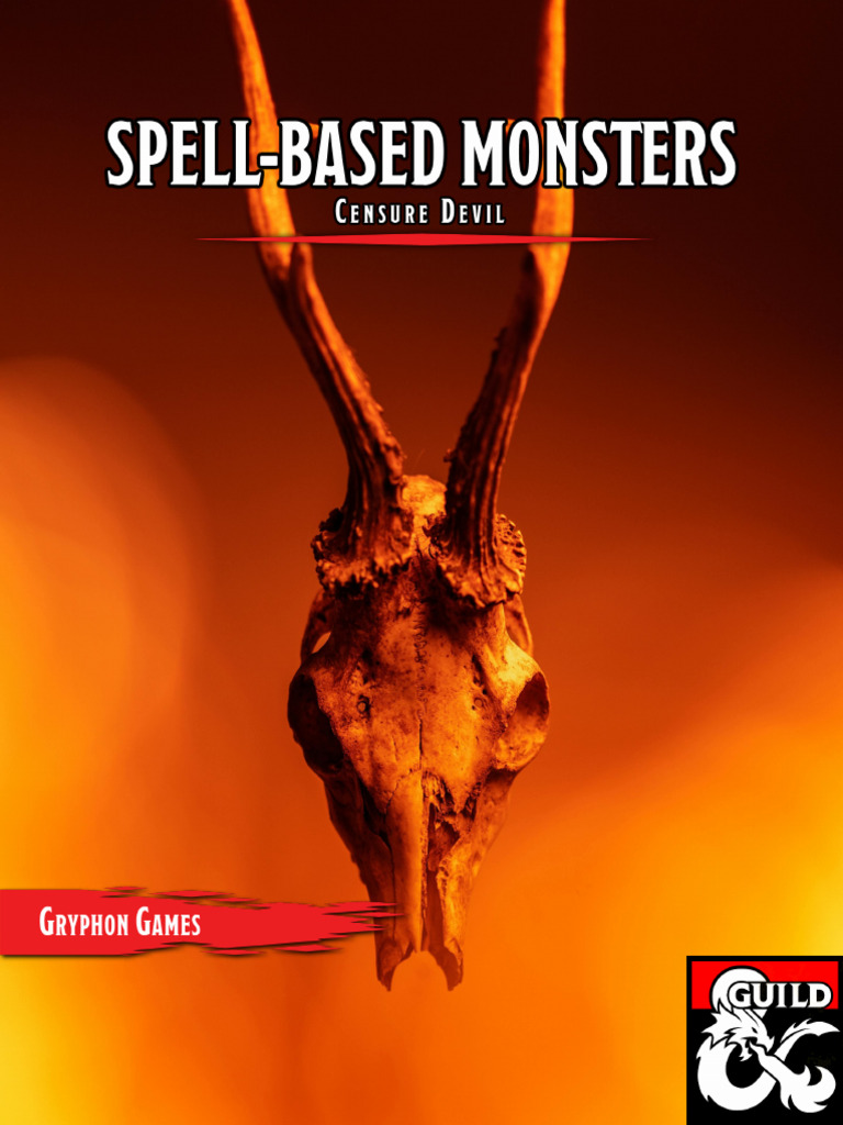 Spell-Based Monsters - Censure Devil | PDF | Role Playing Games ...