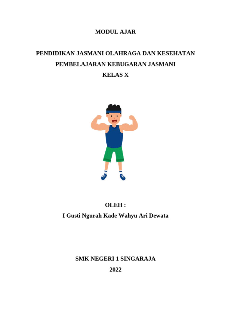 Modul Ajar Kebugaran Jasmani | PDF