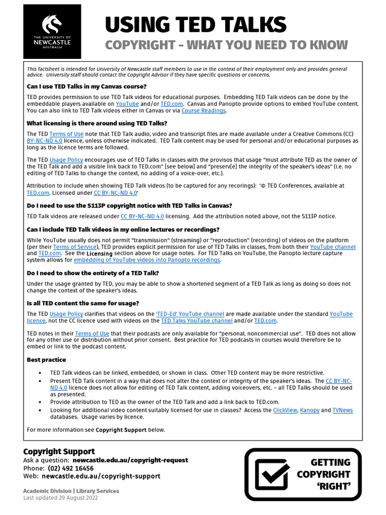 Understanding-Copyright-Using-TED-Talks | PDF | Creative Commons ...