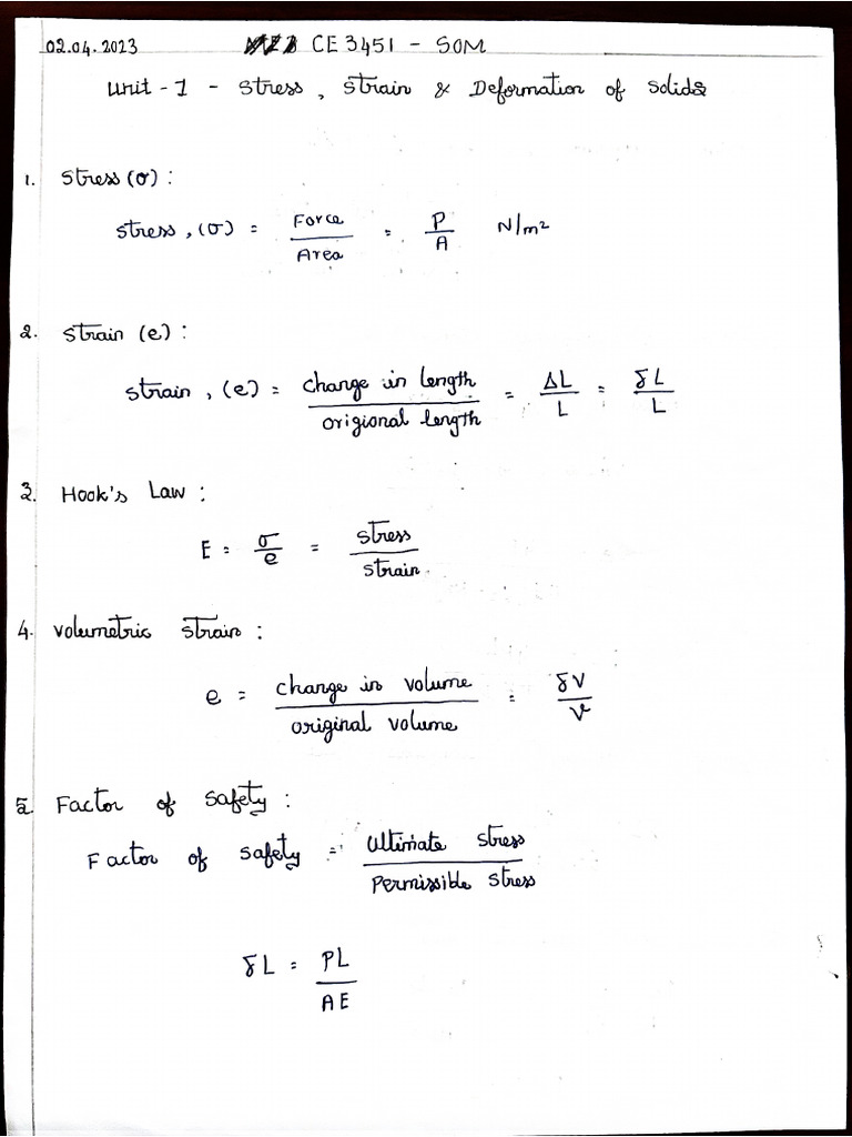 SOM - Unit 1 | PDF