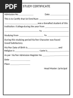 KSRTC Student Bus Pass 2025 Application Form | PDF