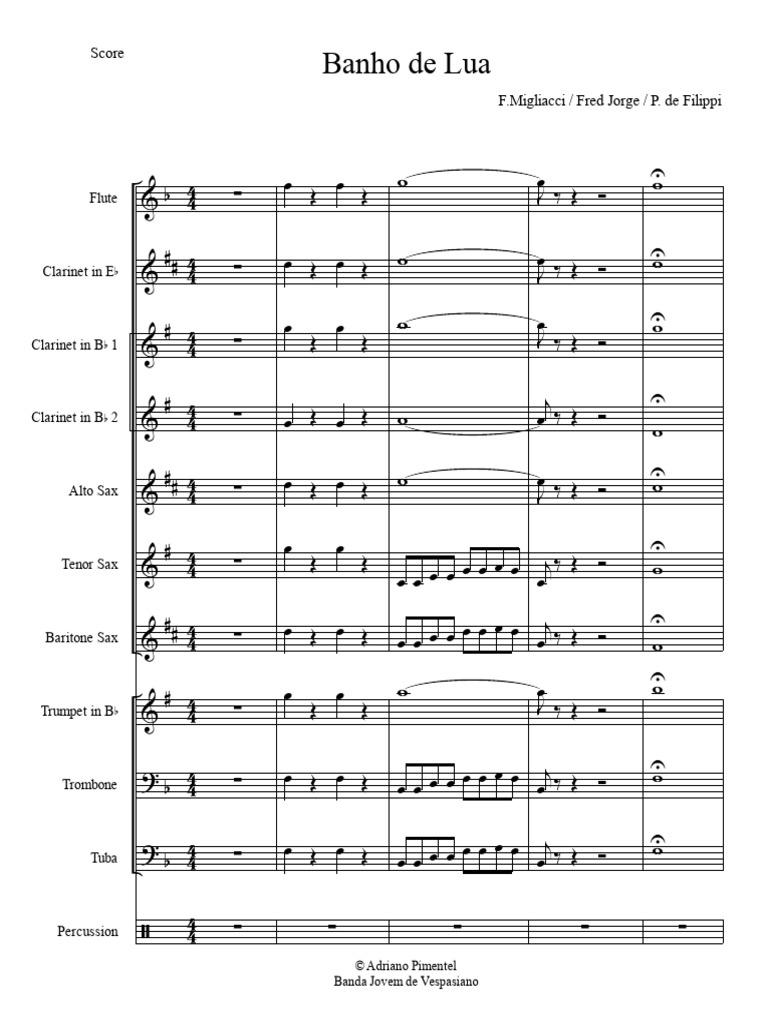 Banho de Lua - Grade | PDF