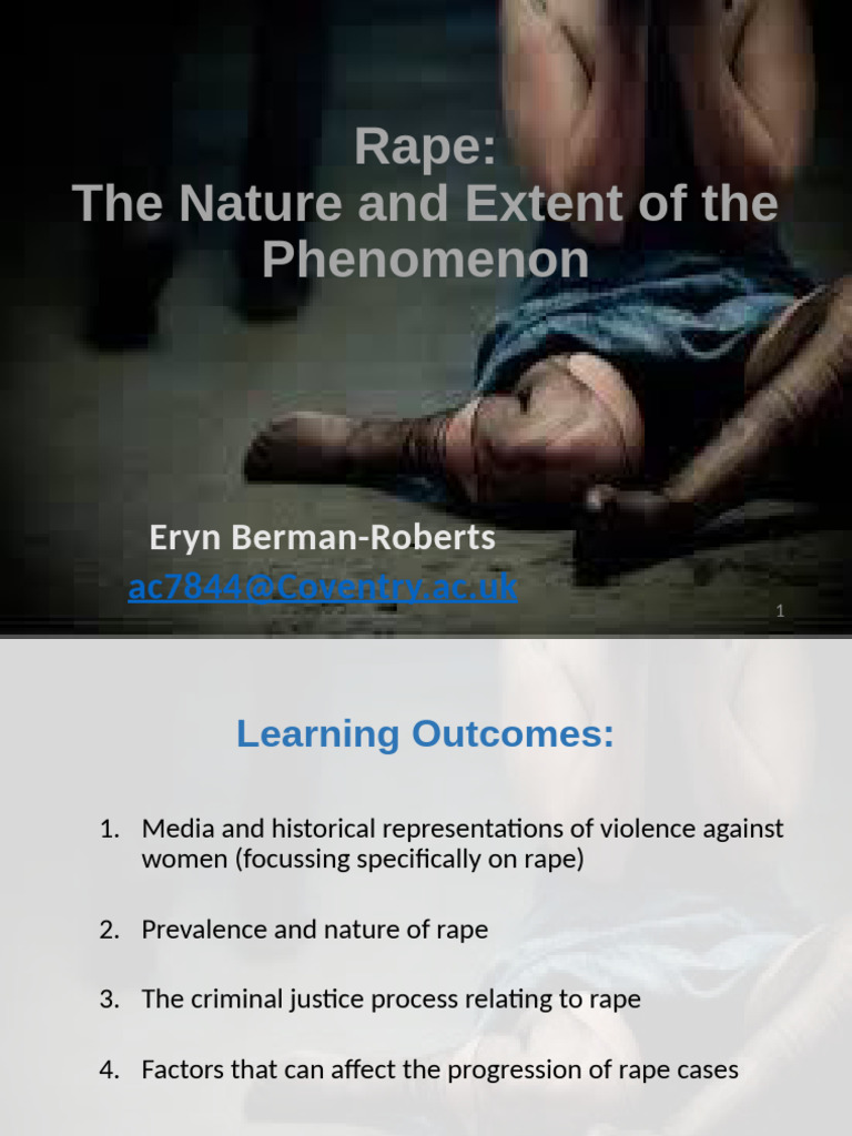 1. Media and historical representations rape | PDF | Rape | Violence Against Women