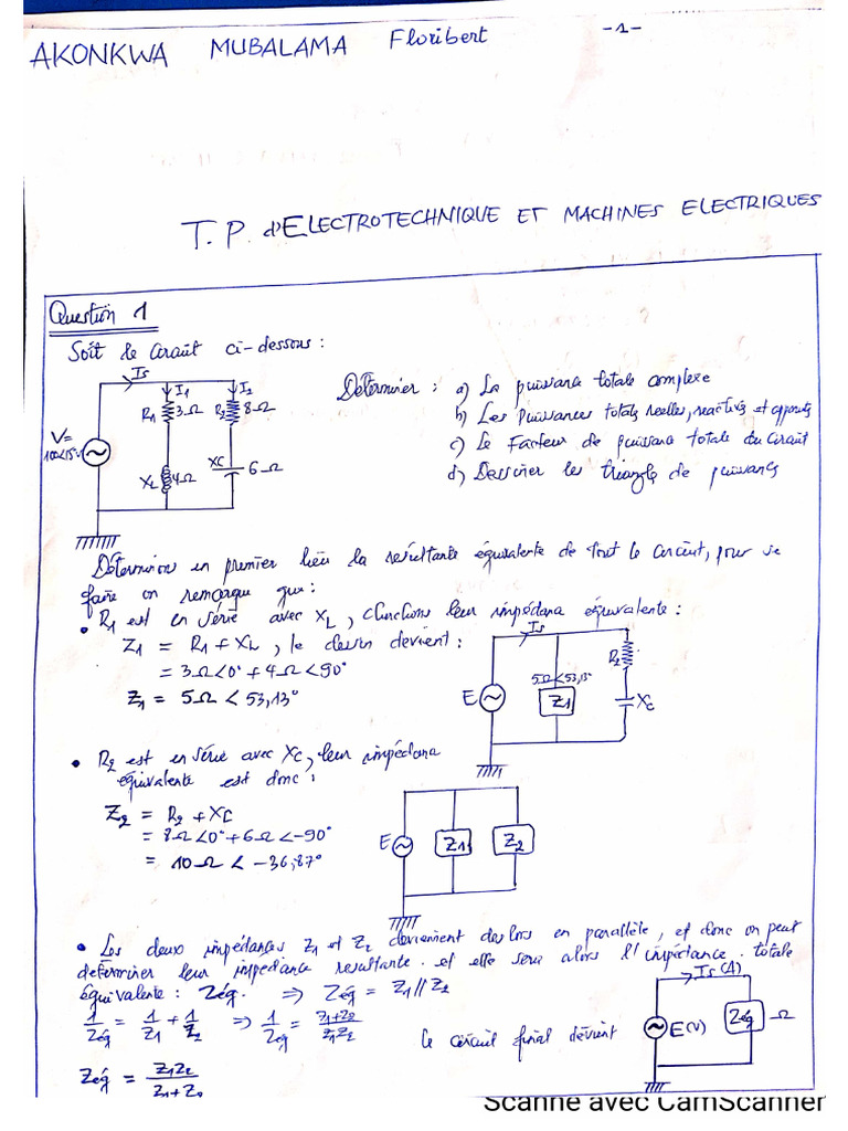 Tp de machines électriques | PDF