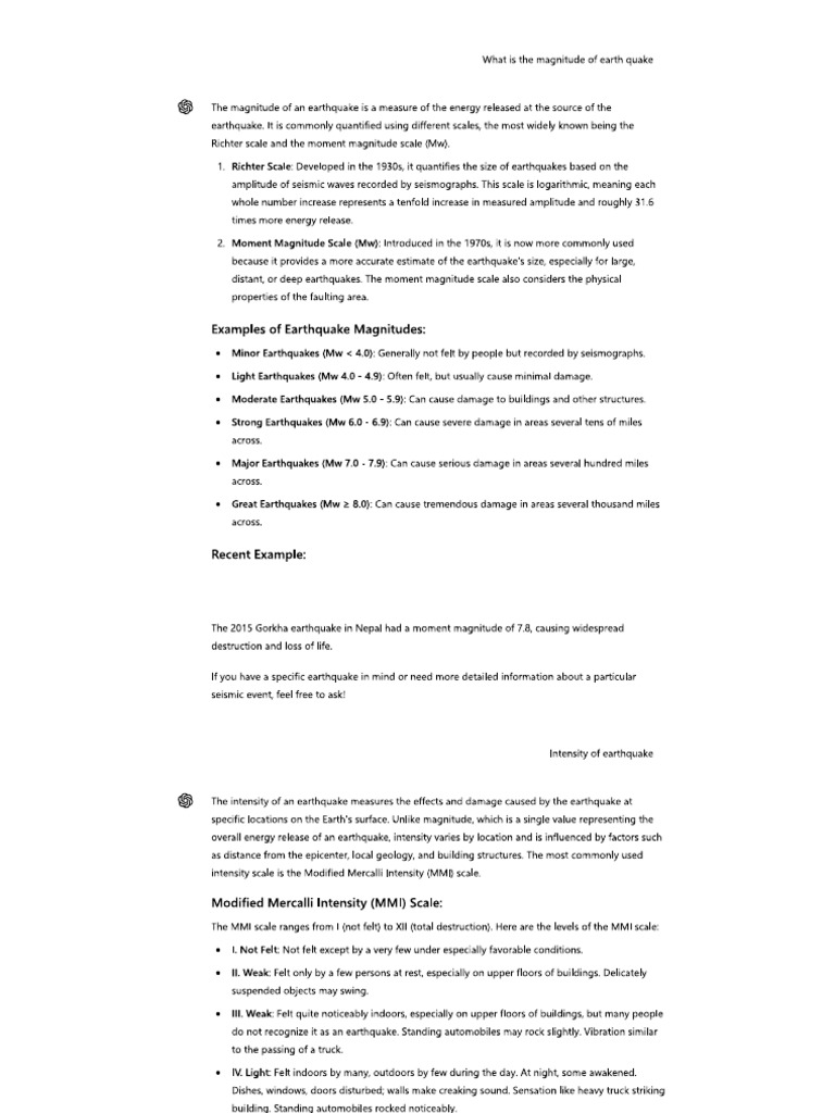 Magnitude Vs Intensity | PDF