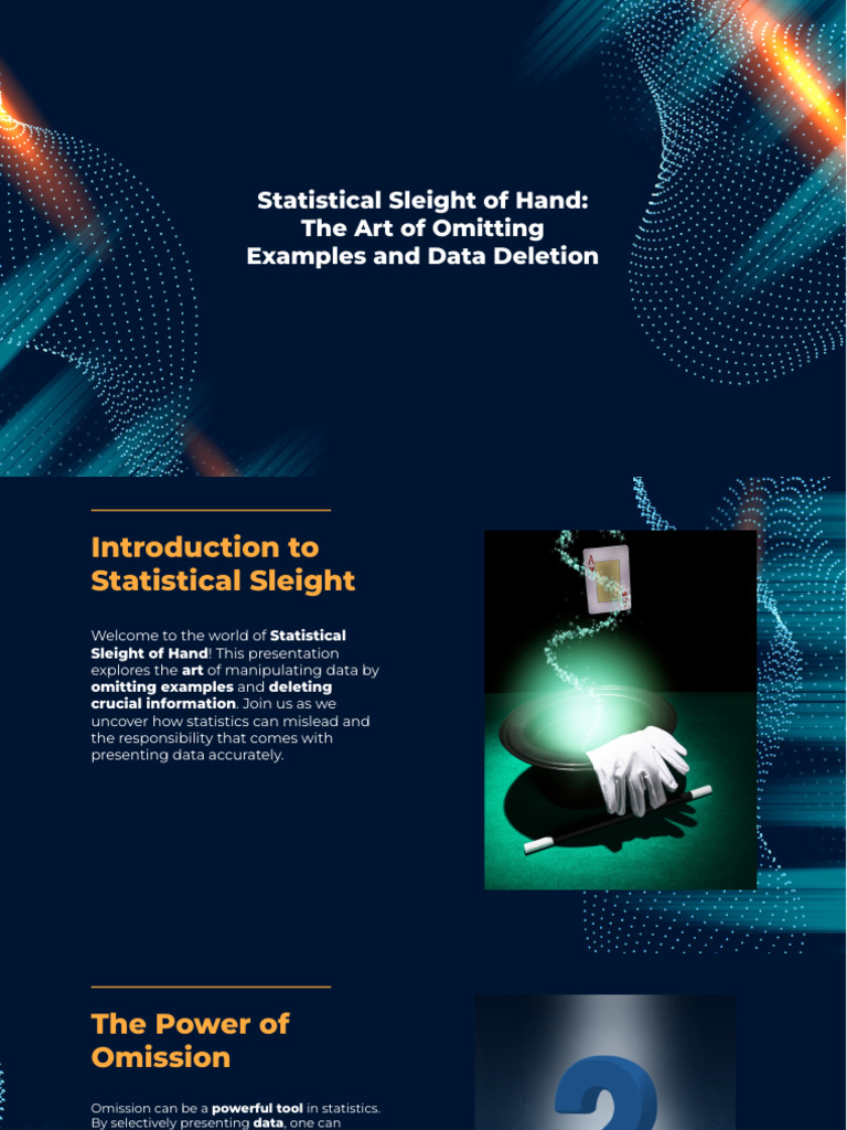 Slidesgo Statistical Sleight of Hand the Art of Omitting Examples and Data Deletion ...