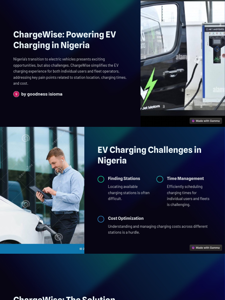 ChargeWise: Simplifying EV Charging | PDF | Renewable Energy | Economies