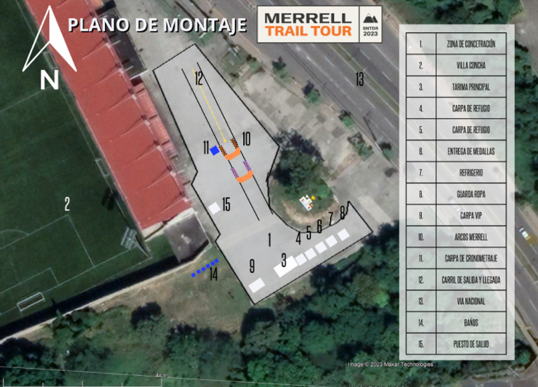 Plano de Zona de Salida y Meta | PDF
