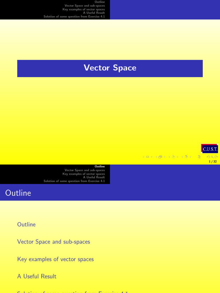 Vector Space | PDF | Functions And Mappings | Algebra
