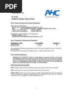 Safety Data Sheet Refrigerant R410A | PDF | Toxicity | Oxygen