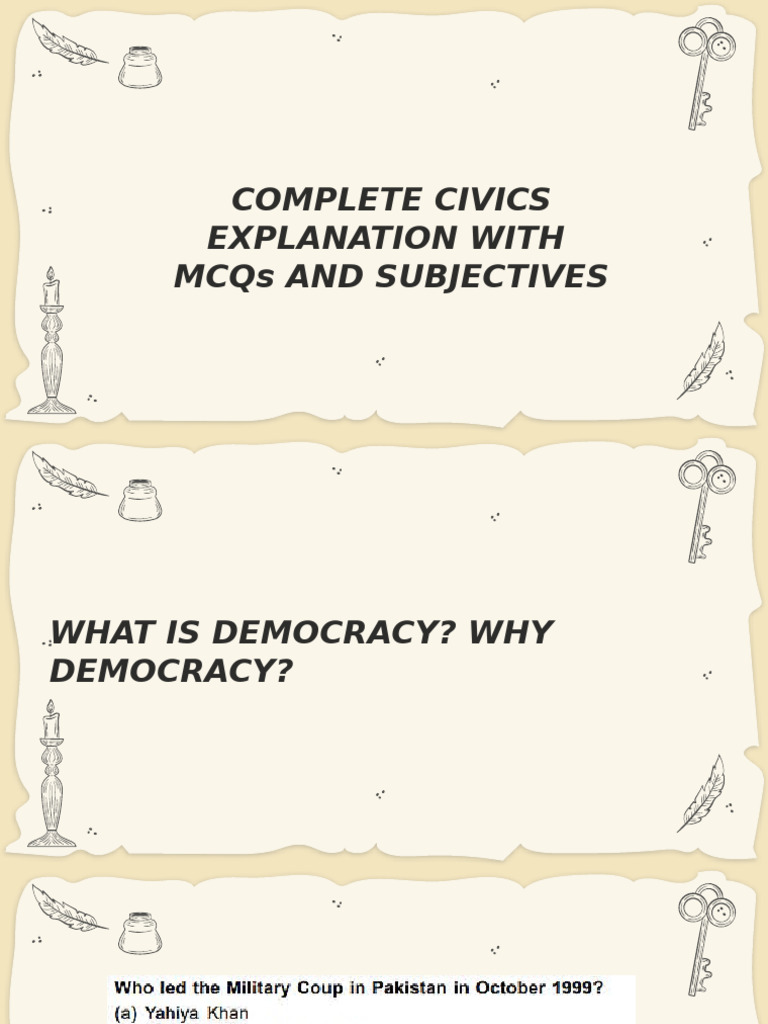 Complete Civics YT 9th | PDF | Elections | Government