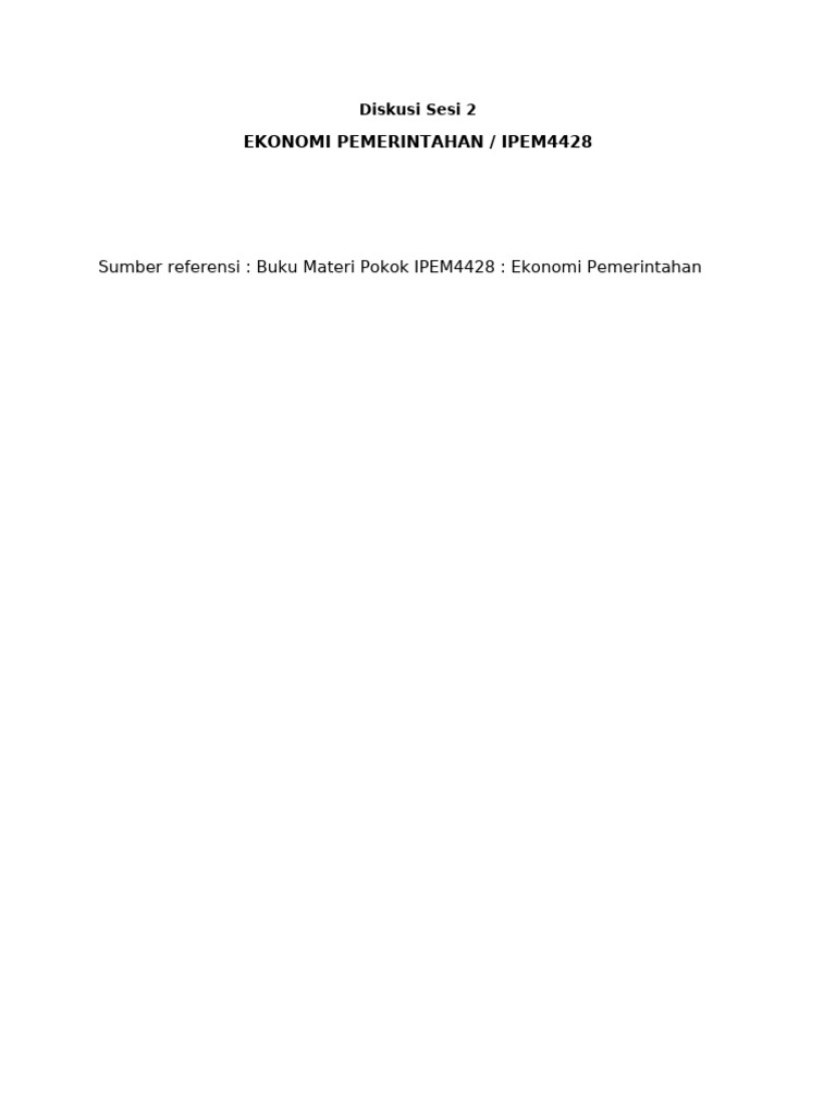 Diskusi Sesi 2 | PDF