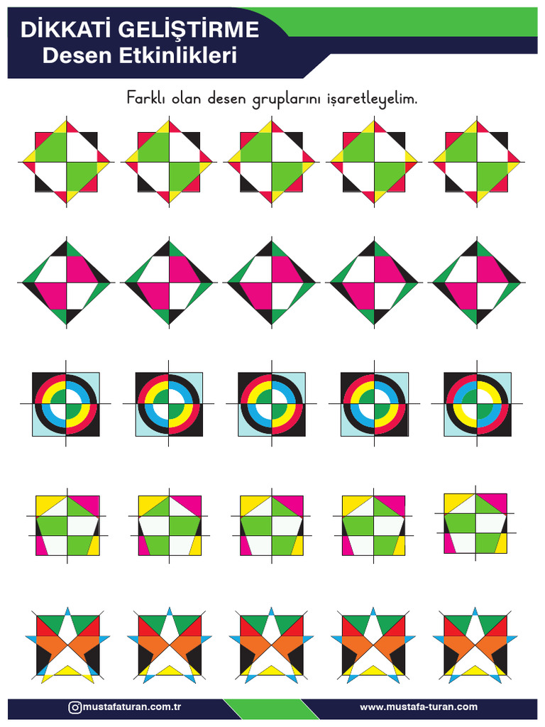 Dikkati Gelistirme Desen Etkinlikleri 16 | PDF