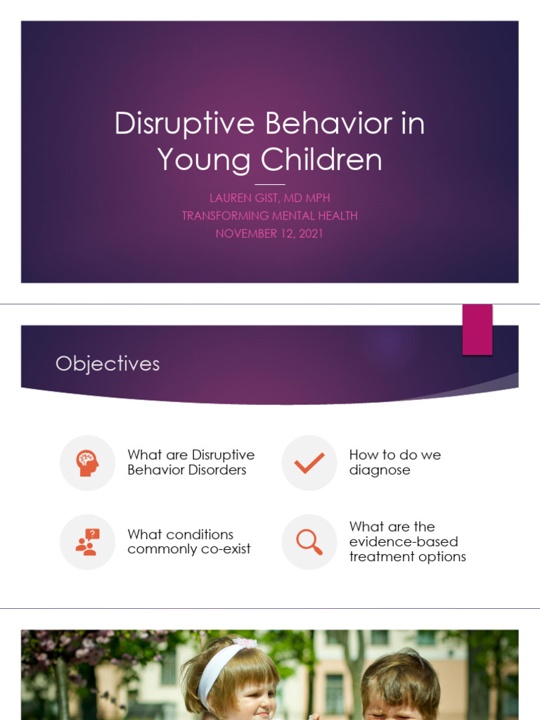 Transforming Mental Health Disruptive Behavior Powerpoint | PDF ...
