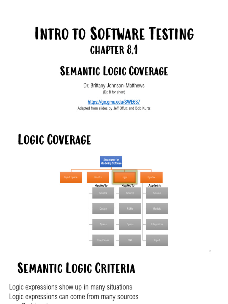Semantic Logic Coverage in Software Testing | PDF | Clause ...