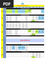 2024 - 2025 Mock Examination Time Table | PDF