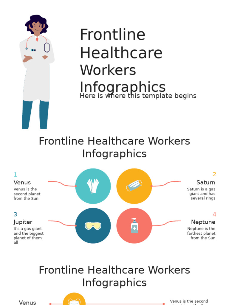 Frontline Healthcare Workers Infographics by Slidesgo | PDF | Planets ...