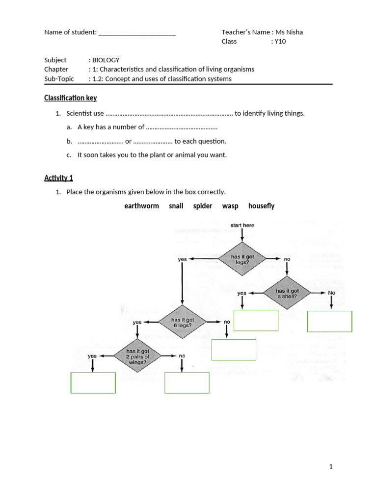 03 Concept and Uses of Classification System Cont | PDF