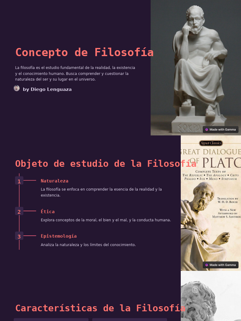 Concepto de Filosofia | PDF | Conocimiento | Educación en artes liberales