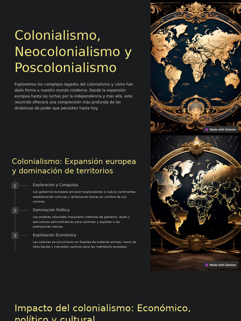 Colonialismo Neocolonialismo y Poscolonialismo | PDF | Colonialismo ...
