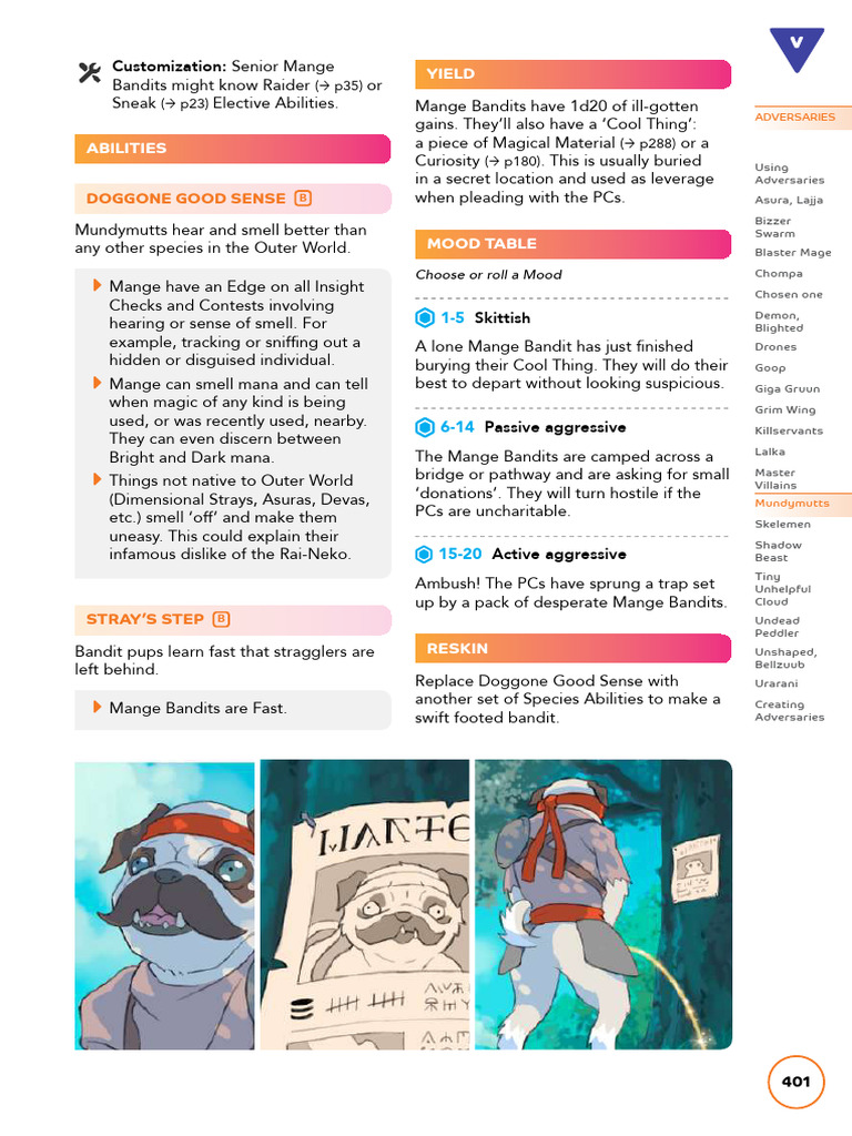 Break RPG Core Rules v1 Compressed-401-473 | PDF