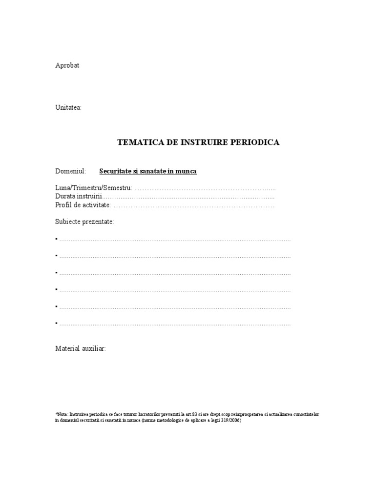 Tematica SSM | PDF