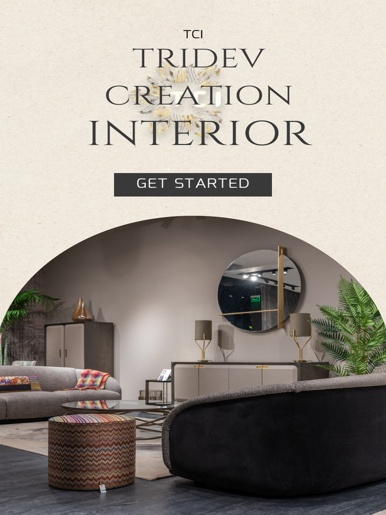 Tridev Creation Interior Design Services | PDF | Interior Design | Design