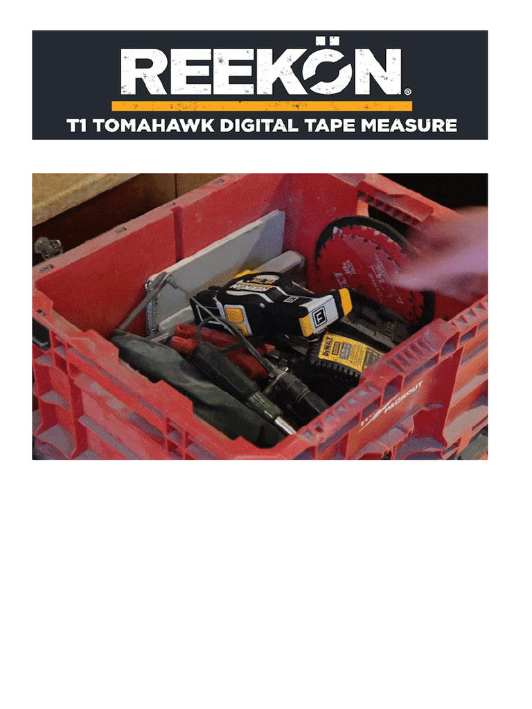 T1 Tomahawk Digital Tape Measure | PDF | Taxes | Accuracy And Precision